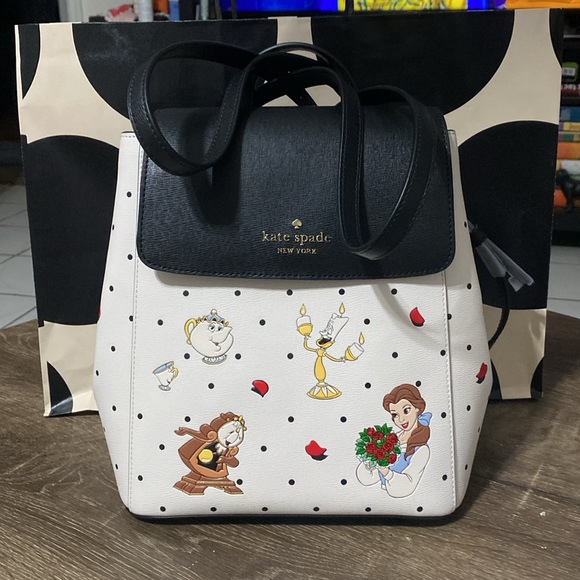 kate spade | Bags | Kate Spade X Disney Beauty And The Beast Flap ...